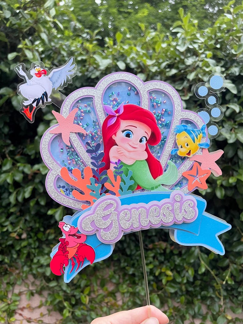 Ariel Cake Topper - Etsy