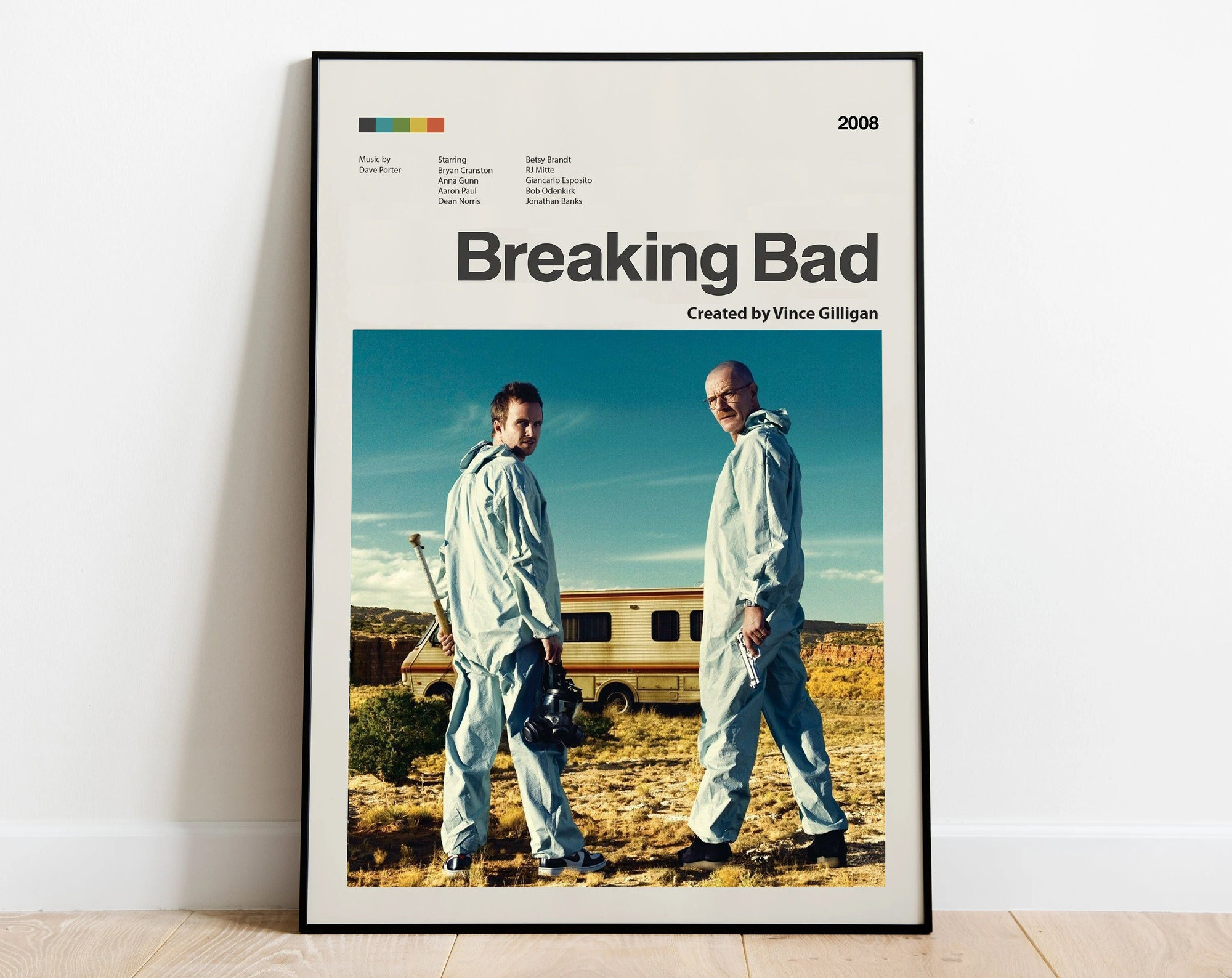 Breaking Bad Crime Tv Series Walter White Jesse Pinkman Minimalist ...