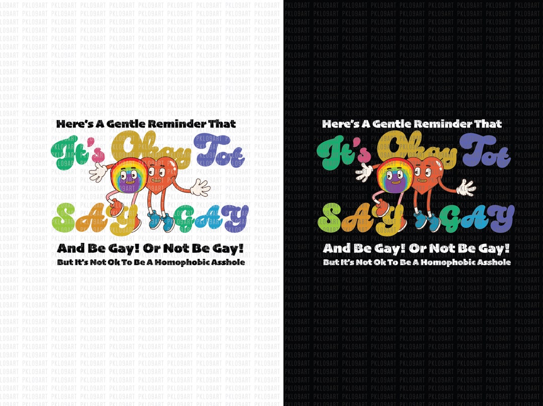 LGBTQ Shirt Designs,it’s Ok to Say Gay Png,equality Digital Download ...