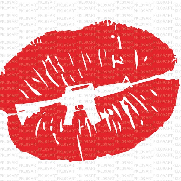 Lips Bullet Svg - Etsy