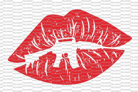Gun Shaped Lips Svg Kiss Svg Cricut Svg | Etsy