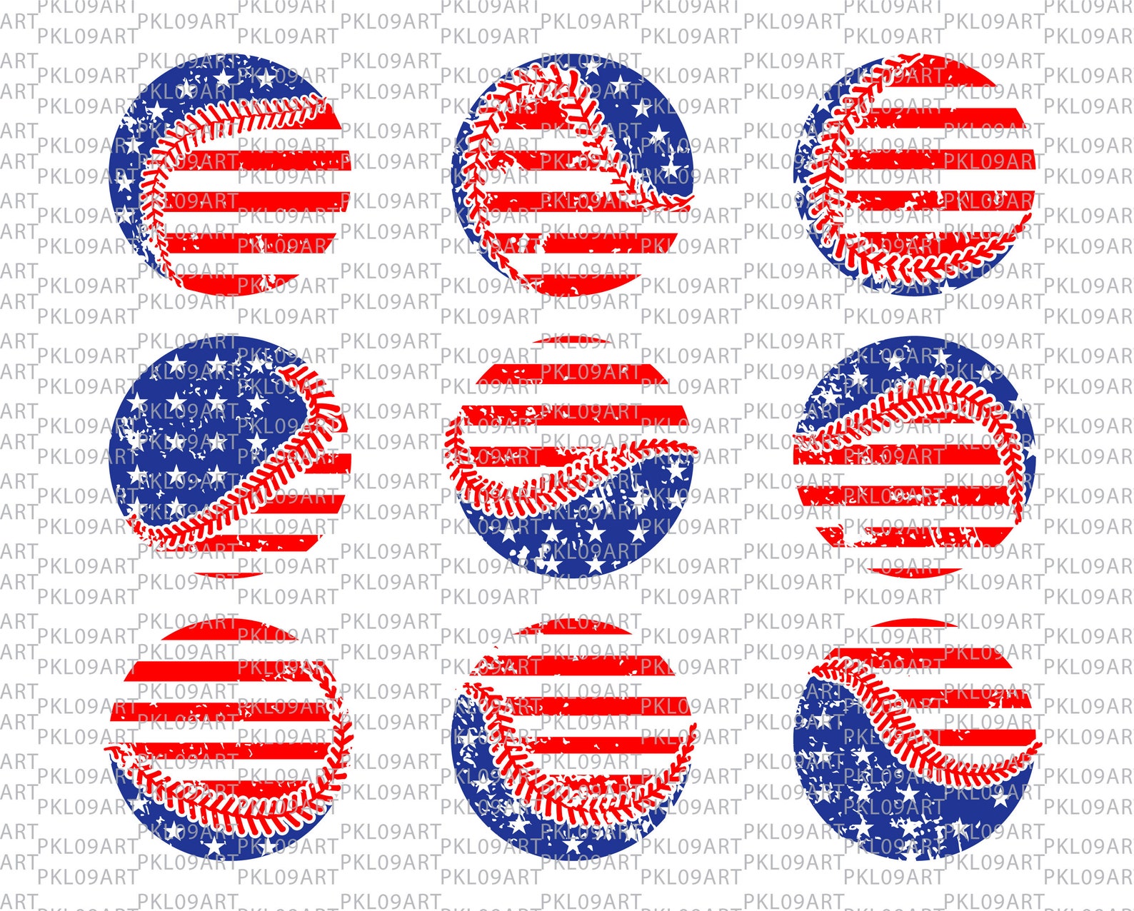 Baseball Flag Svg Baseball Svg Distress Flag Svg Fourth of - Etsy