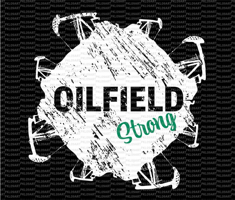 Oilfield Strong SVG Cuttable SVG Offshore Oil Rig - Etsy
