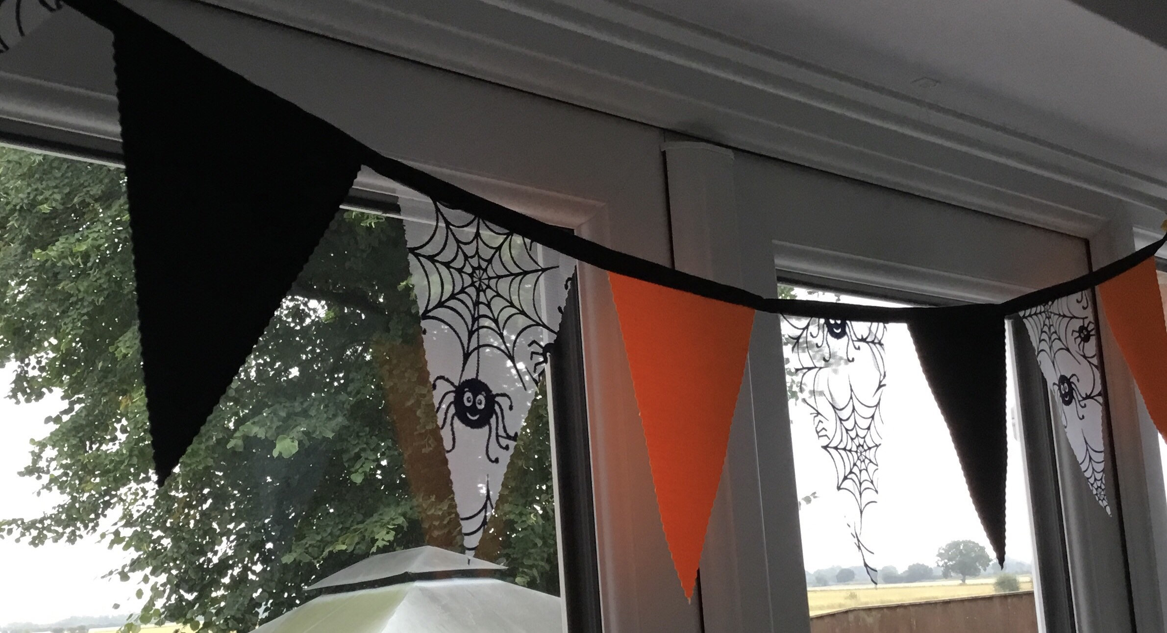 Halloween Fabric Bunting - Etsy UK
