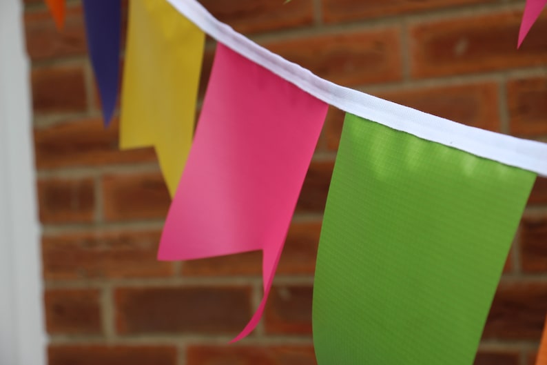 Outdoor Bunting Ripstop Waterproof Multi-coloured Bunting - Etsy UK