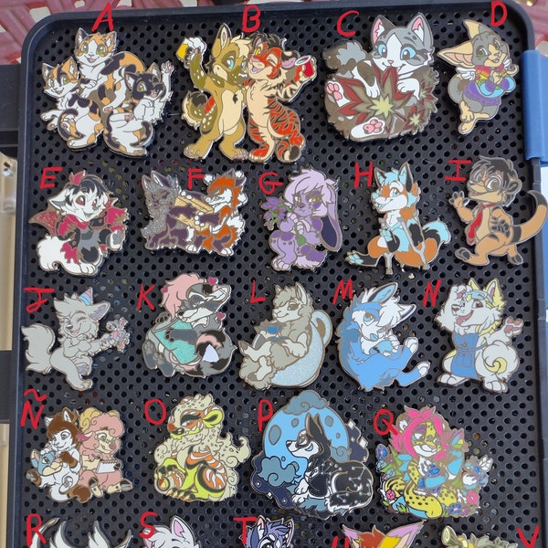 Furry Pins - Etsy
