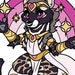 Fursona Pins: Psychic Civet Sticker| Furry/feline/ Vinyl Sticker - Etsy