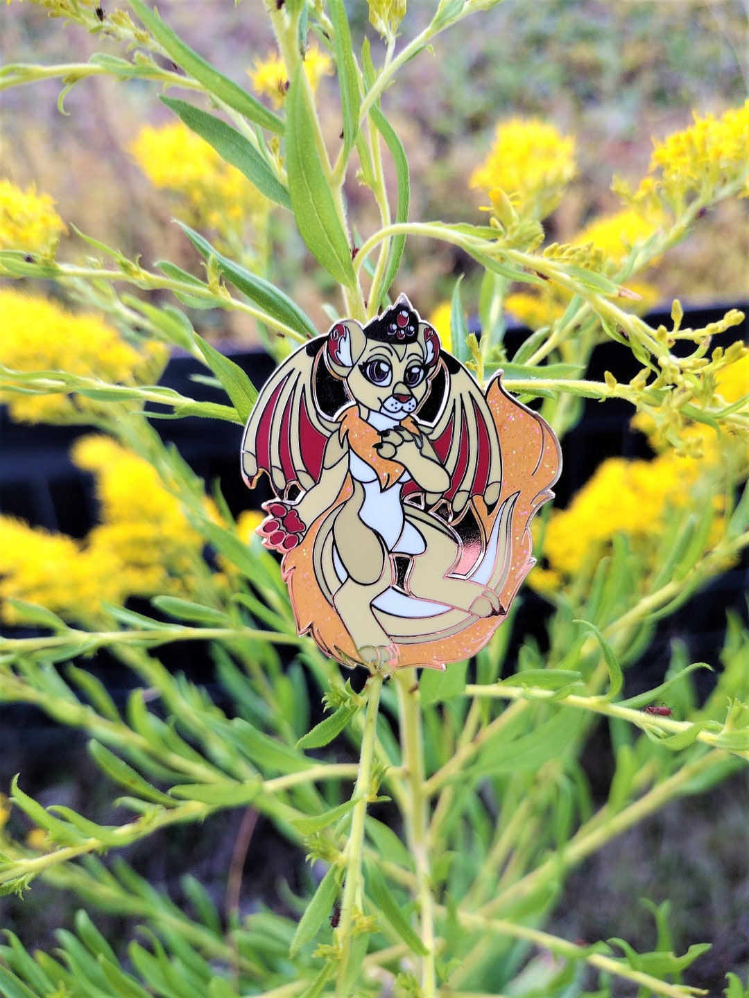 Eulalia | Mythical Lioness Dragon Queen / Golden Glitter / Furry ...