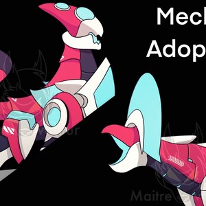 Furry Mech Adopts | Mechamon / Mechas / Cyborg / Furry Fursona Creature ...