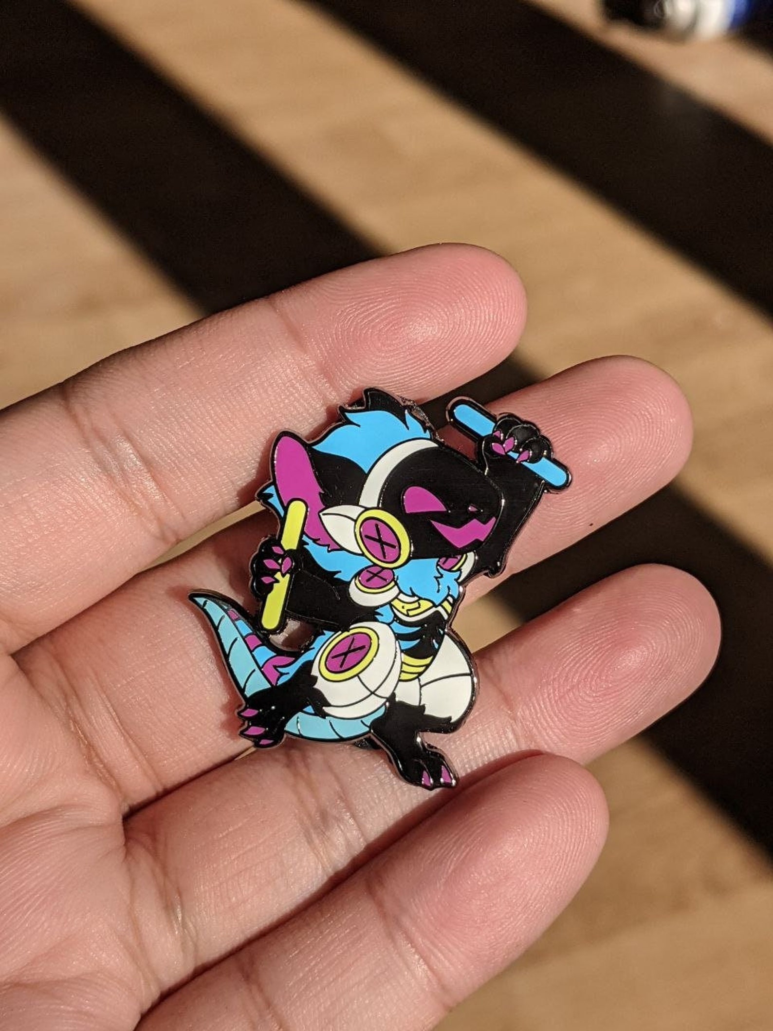 Starlight 186 Chara Pin Protogen / Furry Fursona / Sci-fi/ - Etsy