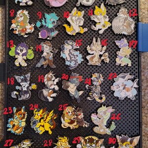Assorted Fursona Pins Extras [list 1] | Characters, Patreon, Shop Pins ...