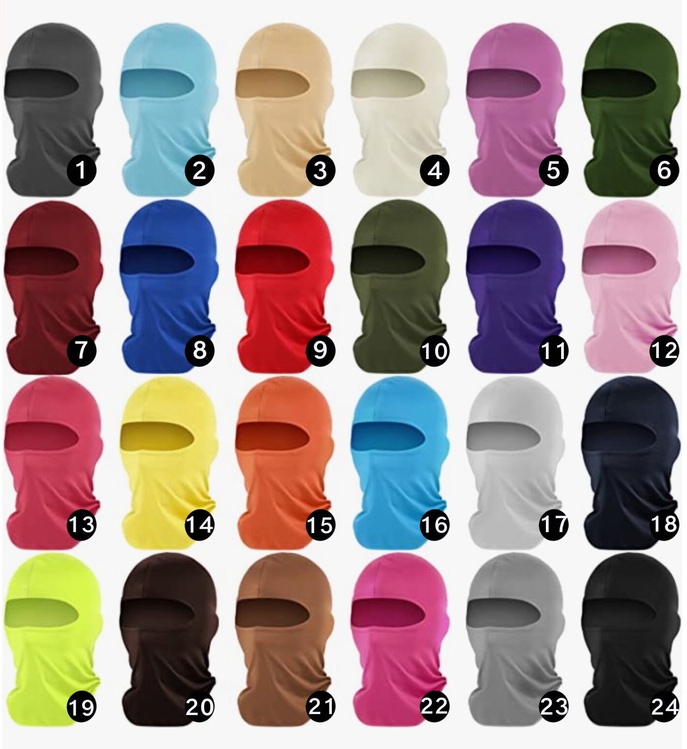 Assorted Balaclava Masks Fursuit / Cosplay Costume/ Cooling - Etsy