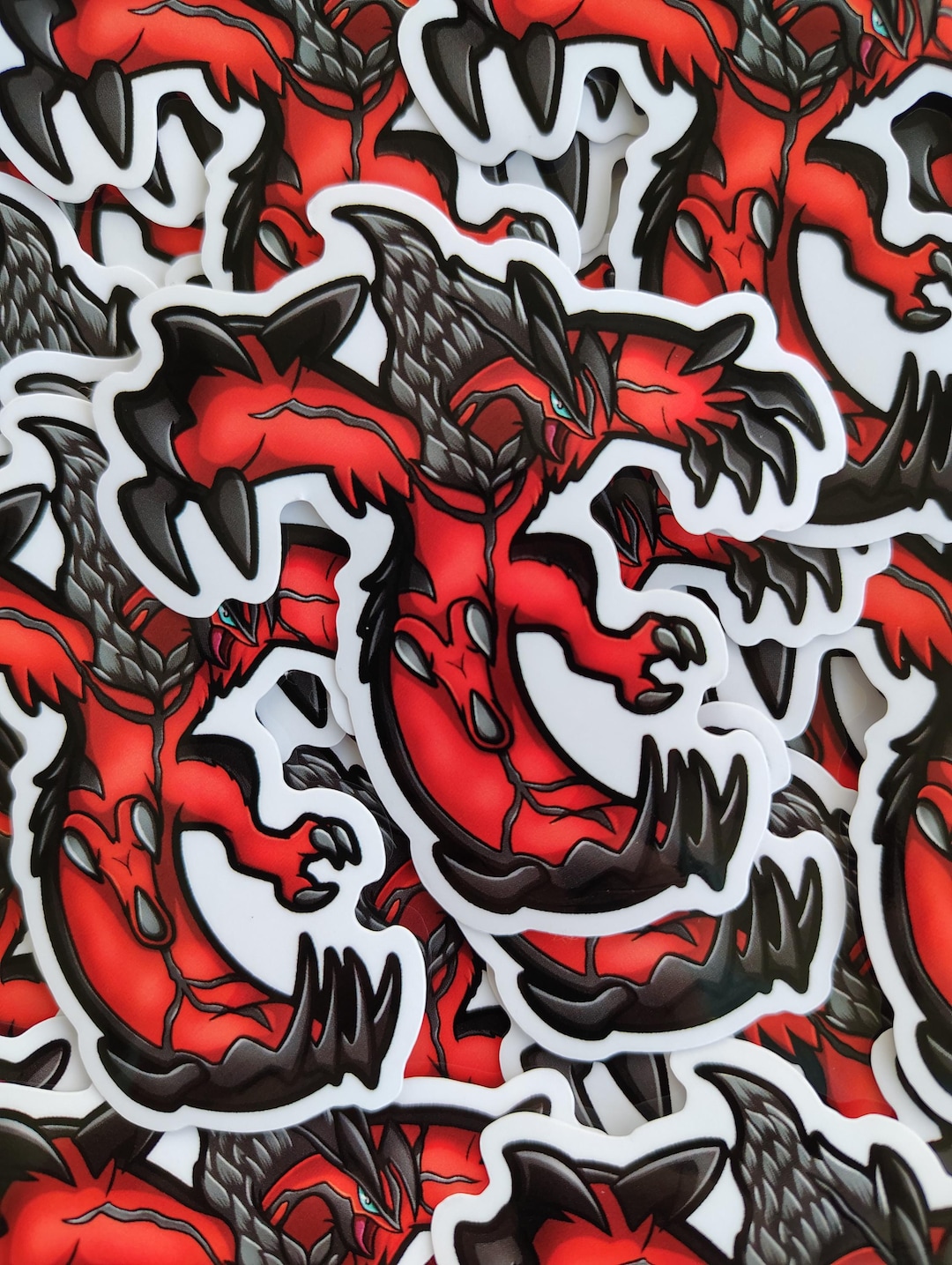 Dark Aura Bird Vinyl Sticker | Mythical Red Avian/ Anime /manga ...