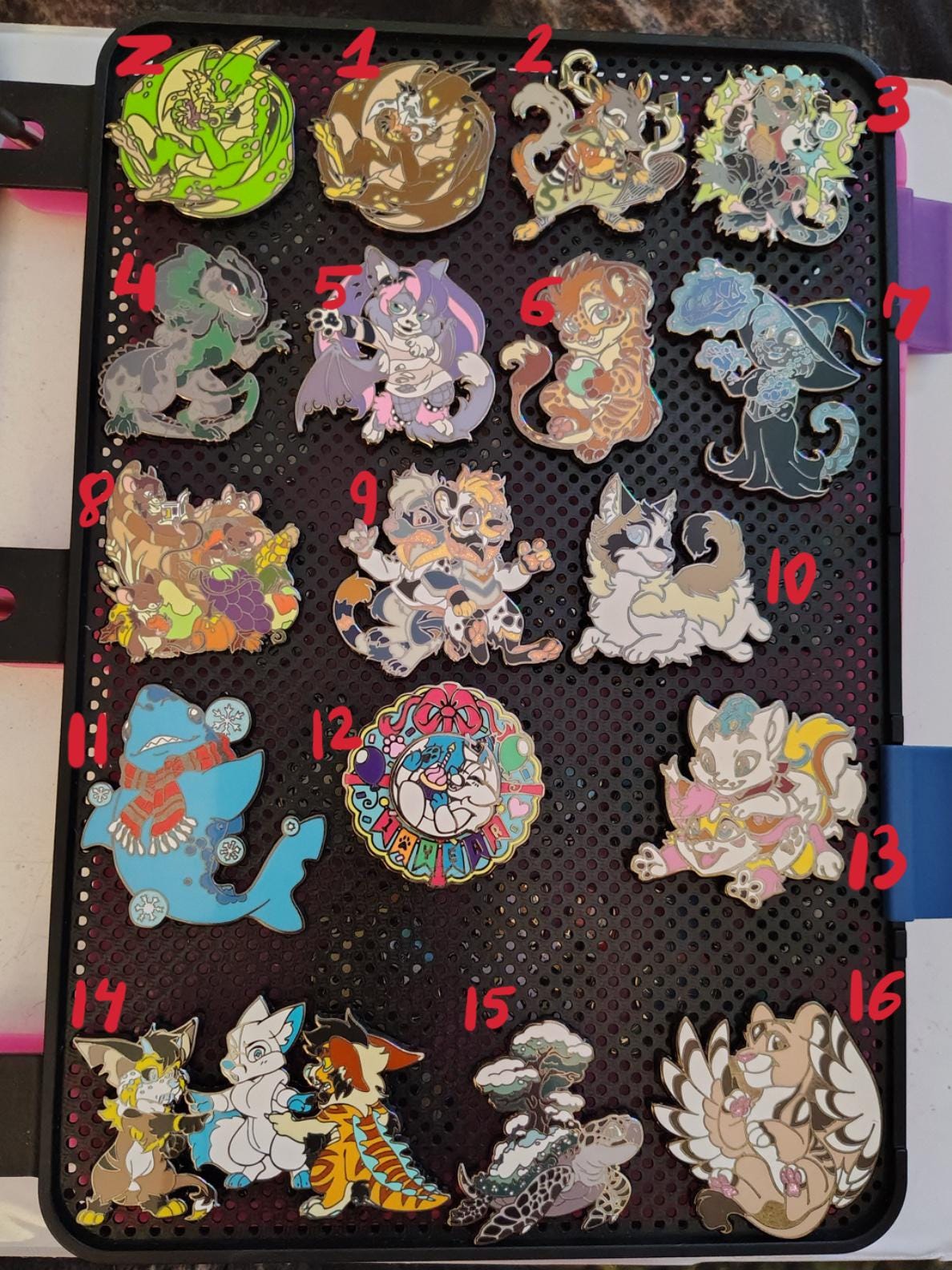 Assorted Fursona Pins Extras [list 2] | Characters, Patreon, Shop Pins ...
