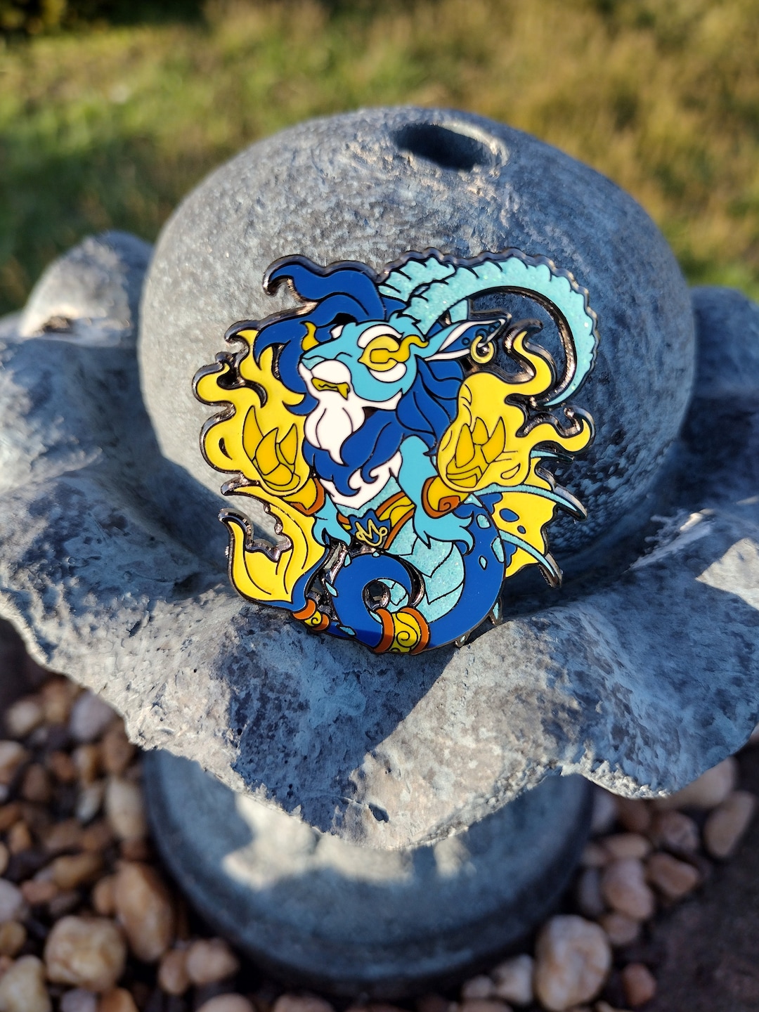 Merlin the Capricorn | Fursona Pin Zodiac Sign Adopt- Colorful Goat ...