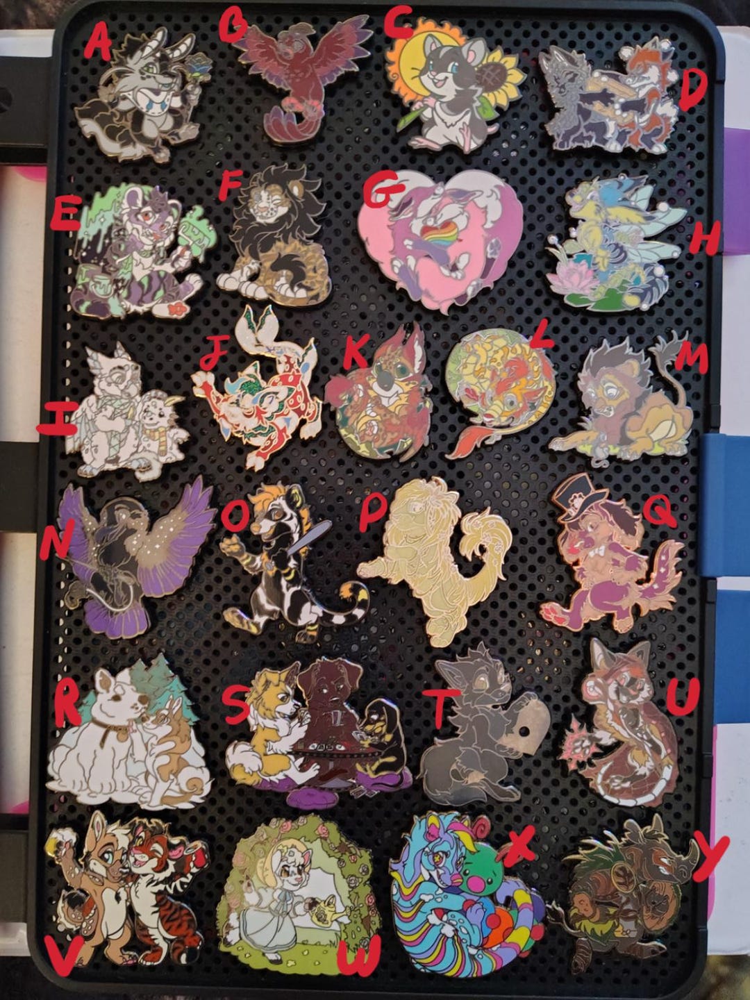 Assorted Fursona Pins Extras [list 2] | Characters, Patreon, Shop Pins ...
