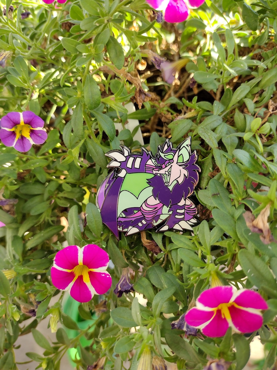 Nightwish -the Winged Furry Beast Creature Fursona Enamel Pin - Etsy