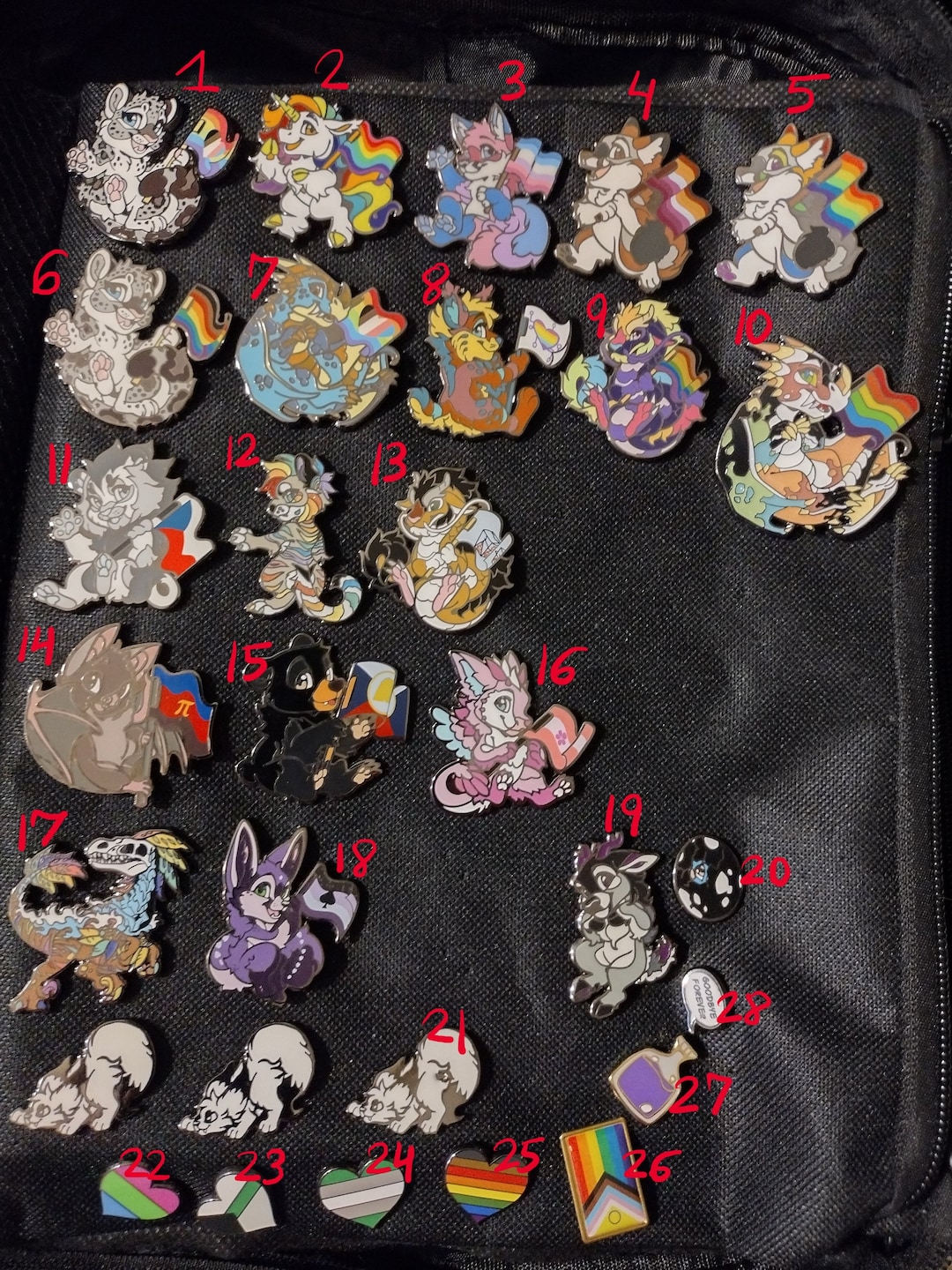 PRIDE Fursona Pins Extras LGBTQ Flags, Minis, Patreon Custom, Furry ...