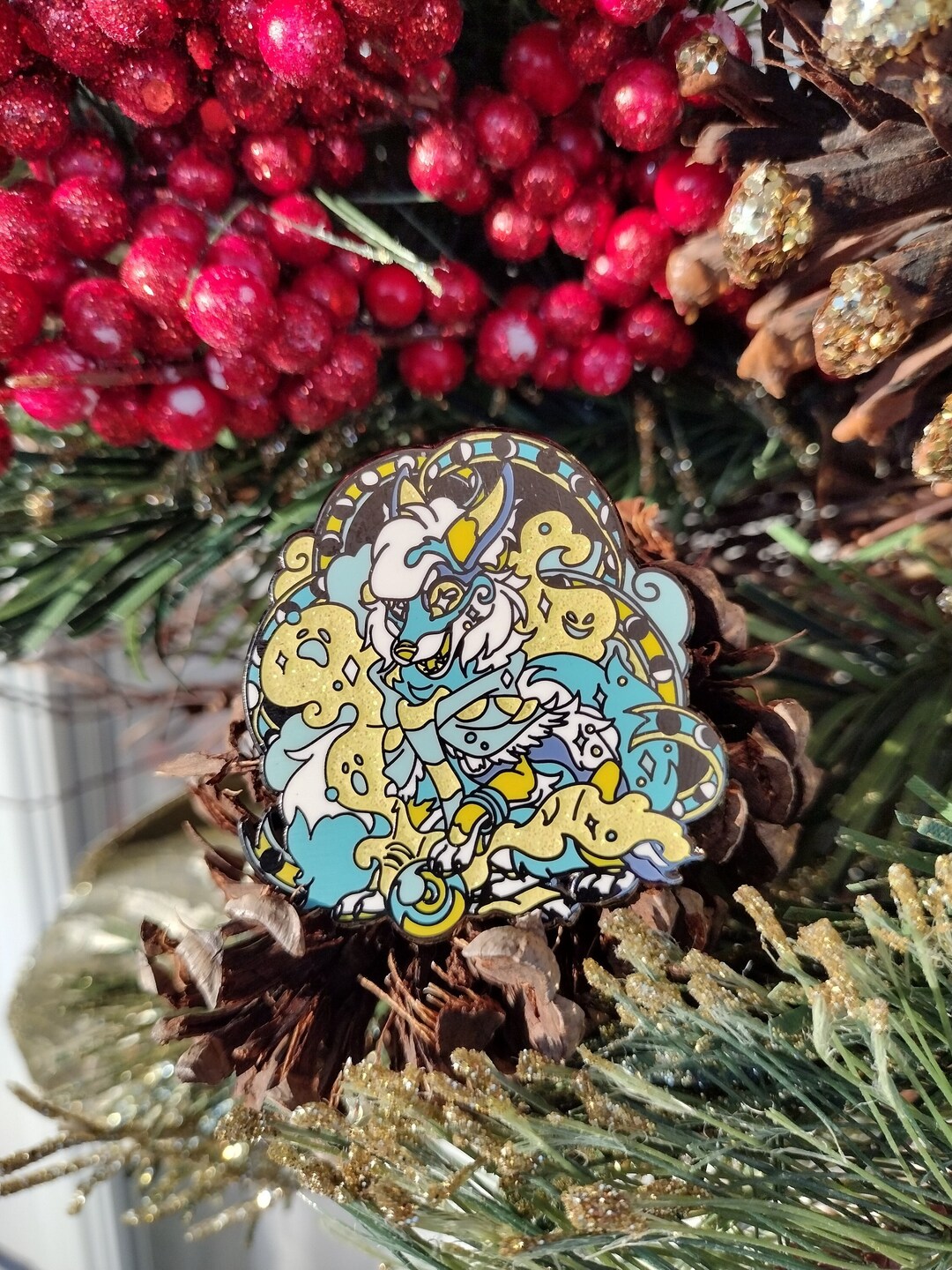 Solara 5 Fursona Pin Fortune Fox Adopt Halloween Magic/sorcery /blue ...