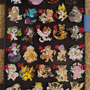 Assorted Fursona Pins Extras [list 1] | Characters, Patreon, Shop Pins ...