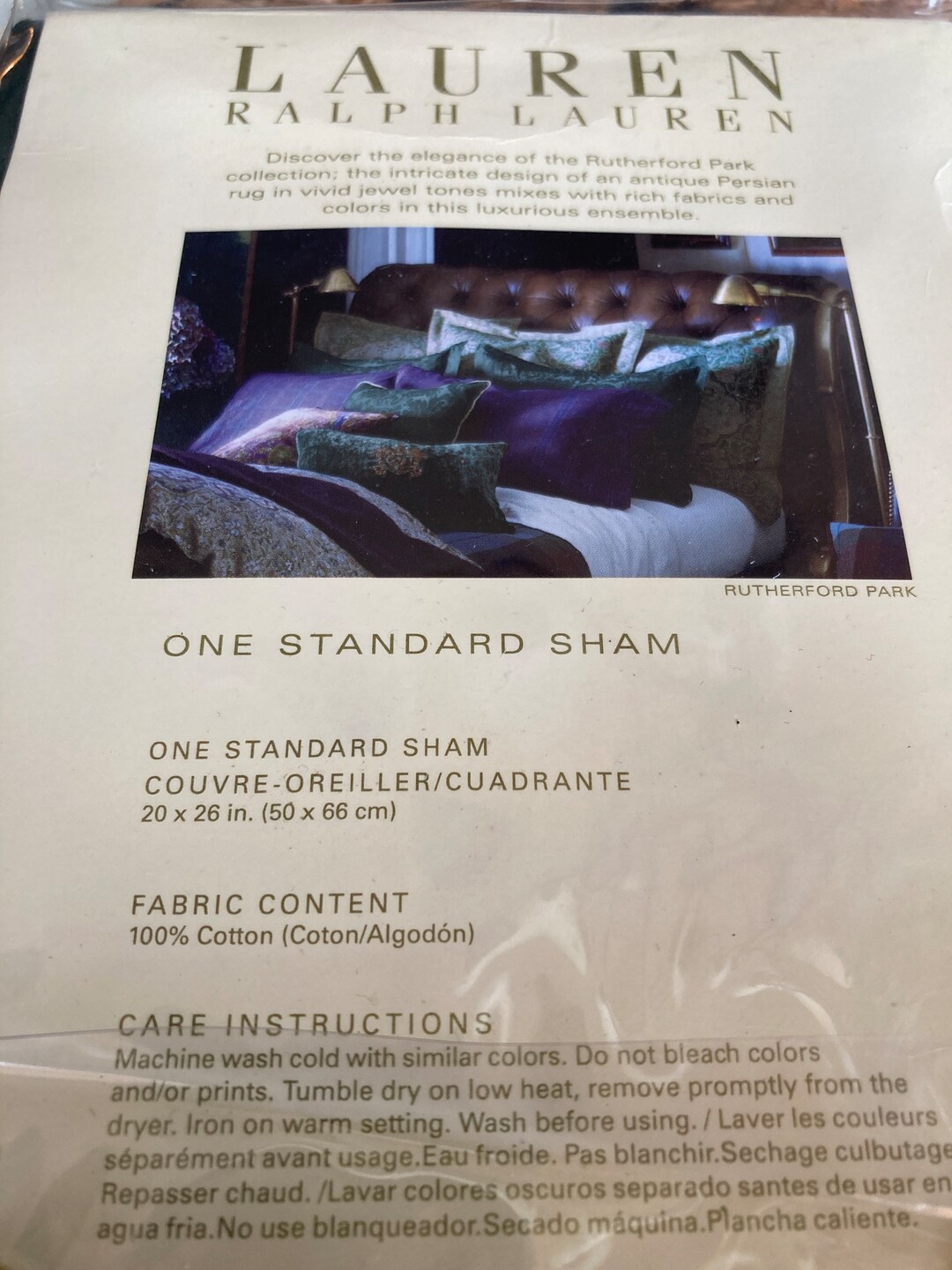 Ralph Lauren Rutherford Park Standard Shams Pair - Etsy