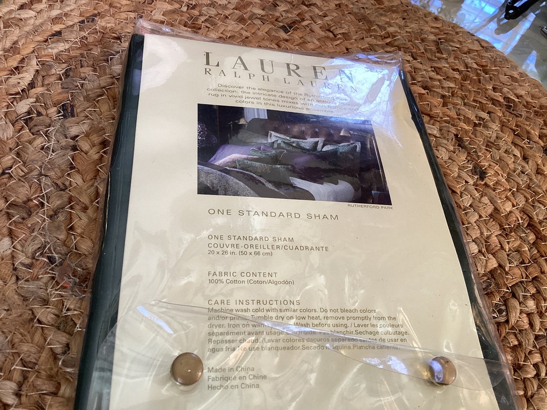 Ralph Lauren Rutherford Park Standard Sham 2 PK - Etsy