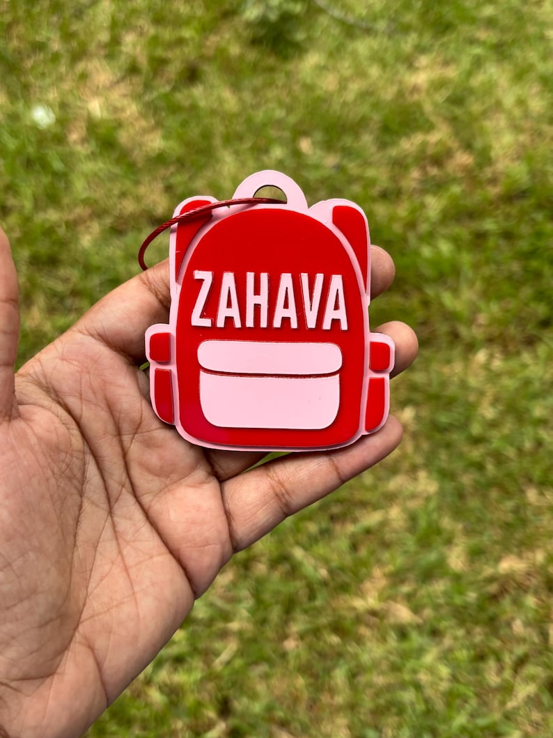 SVG Backpack Name Tag | Backpack Shape Name Tag File | Digital Download ...