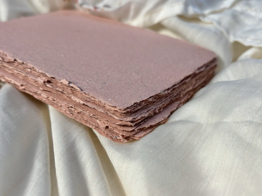 Blush Handmade Paper- 4x6 8.5x11 - Etsy