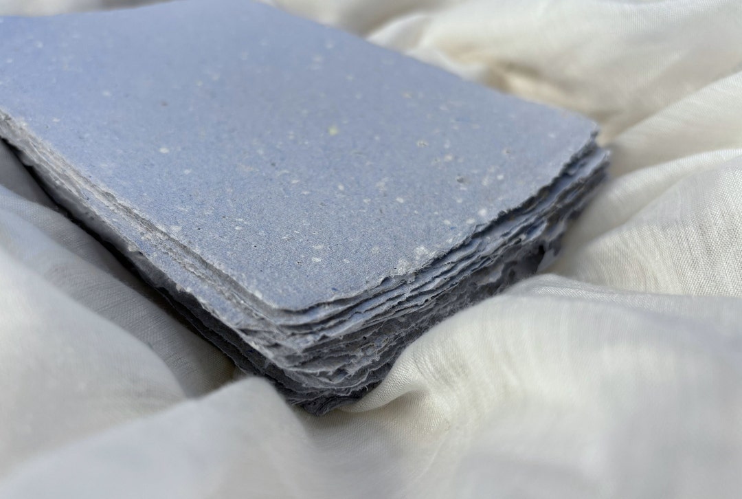 Periwinkle Handmade Paper- 4x6 - Etsy