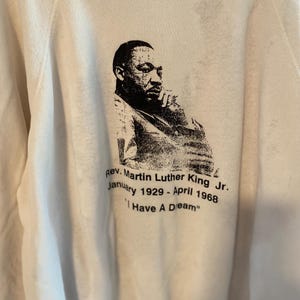 Vintage 80’s/90’s Martin Luther King Jr Sweatshirt - Etsy