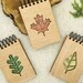 Mini Wooden Notebooksengraved Notebook Engraved - Etsy