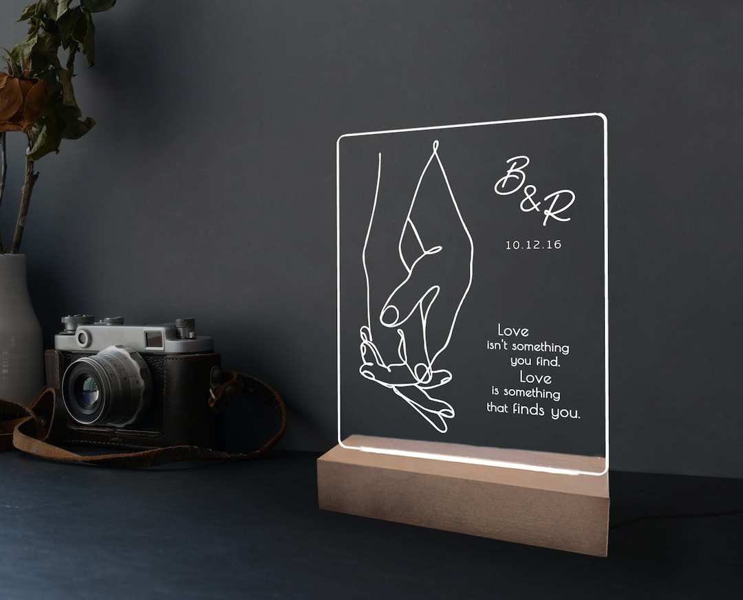 LED Night Light Personalized Night Light Wedding Neon Sign Led Neon ...