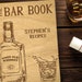 The Bar Book Recipe Book Personalized Custom Recipe Book Blank Recipe ...