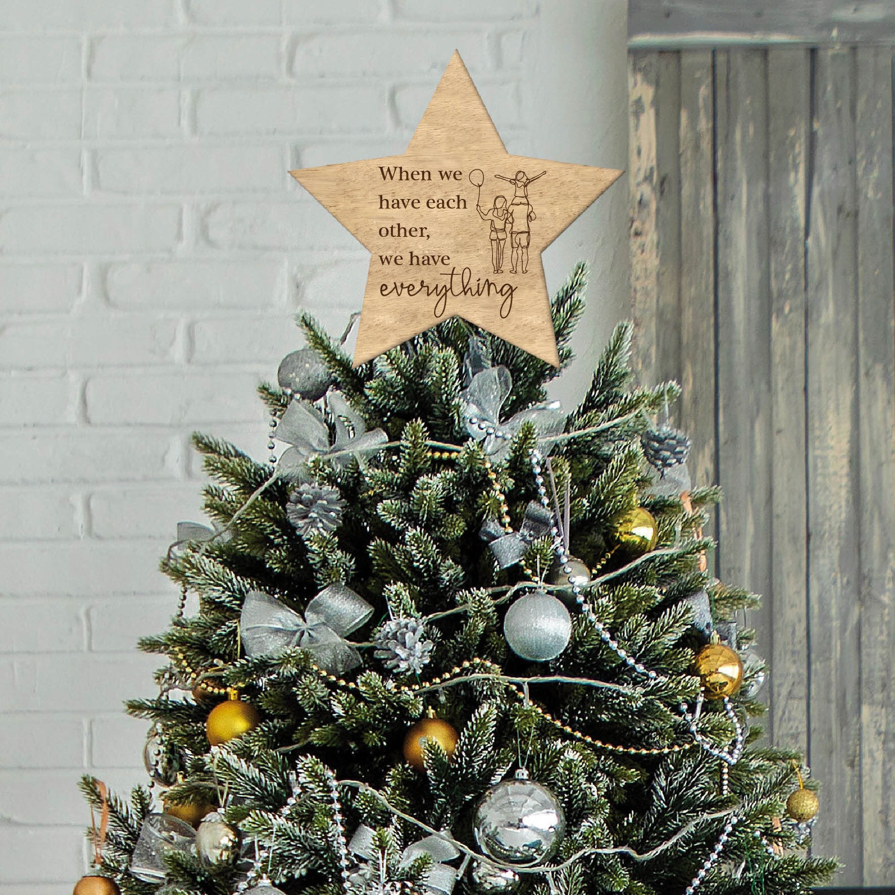 Family Star Topper Personalized Tree Topper Christmas Tree Topper Star ...