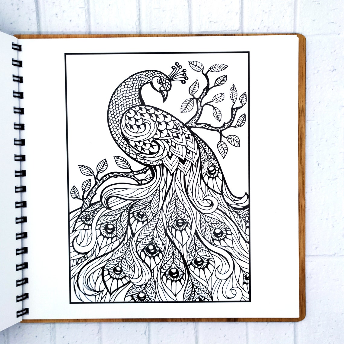 Mandala DrawingsMandala animals Wooden Mandala Book Lion | Etsy