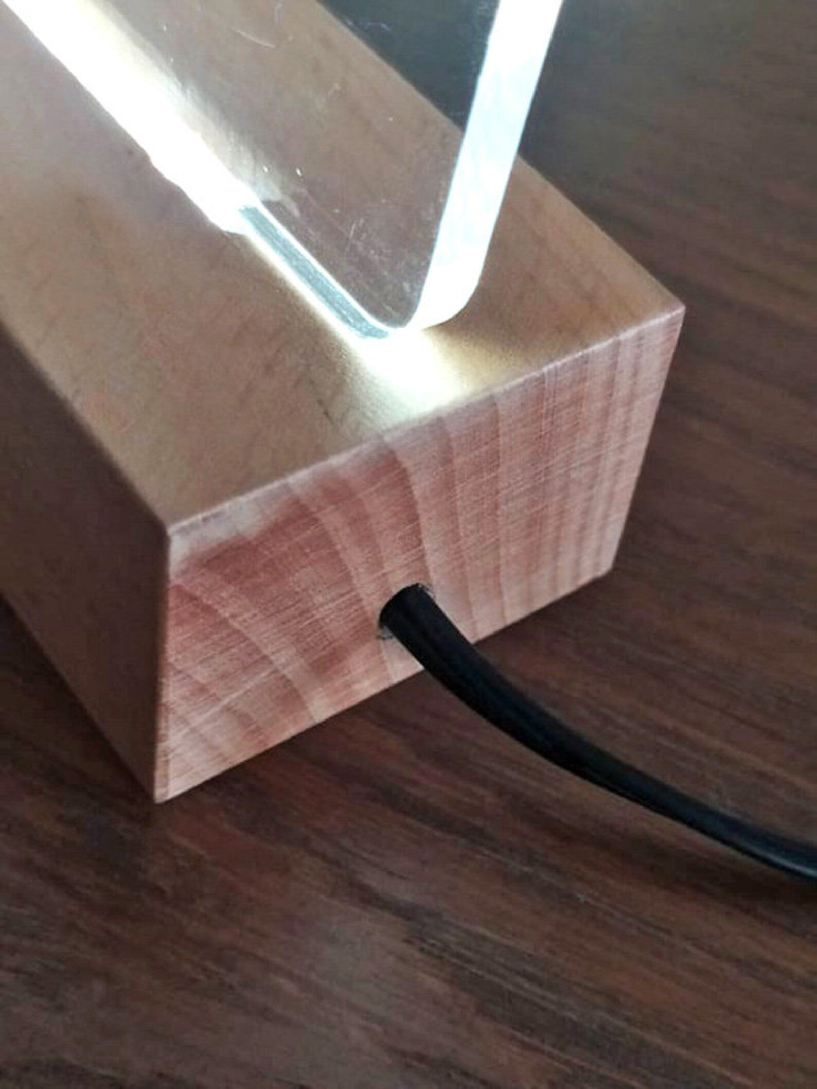 Acrylic LED Night Light / Polar Bear acrylic night light /Gift | Etsy