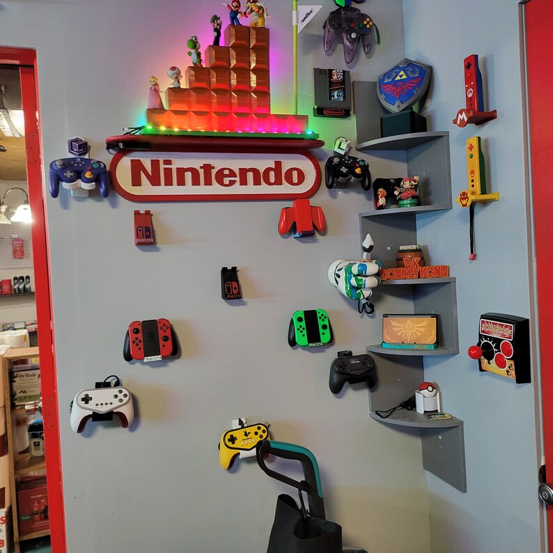 Nintendo Shelf - Etsy