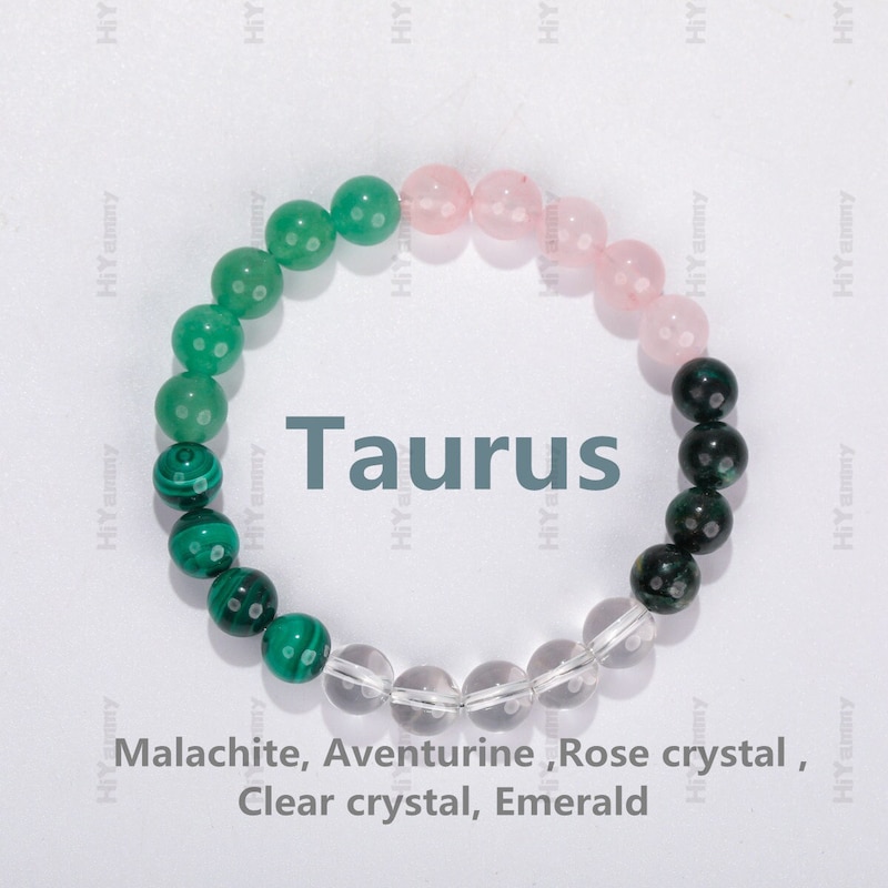 Taurus Zodiac Crystal Stone - Etsy