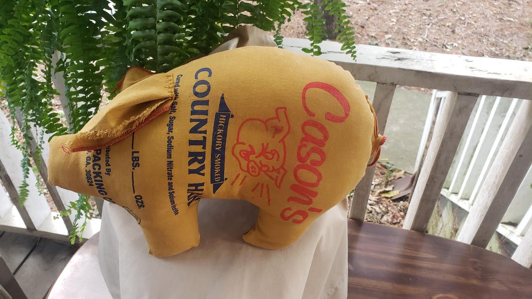 Farm Pig Pillow- Ham Sack/cloth Pig Pillow -farmhouse- Country Pig - Etsy