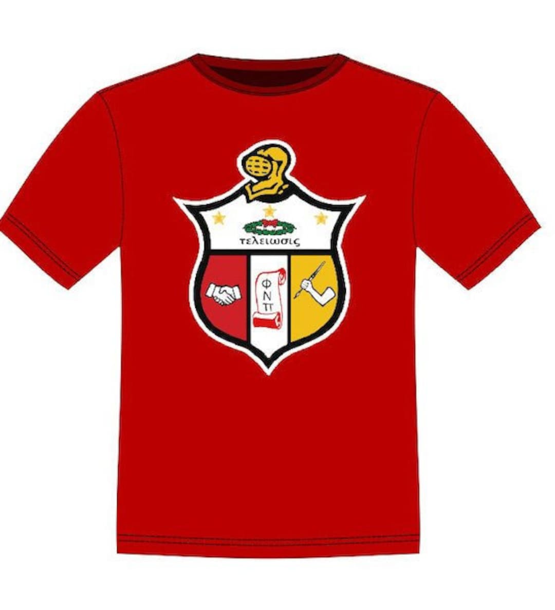 Kappa Alpha Psi Crest Dri Fit Red - Etsy