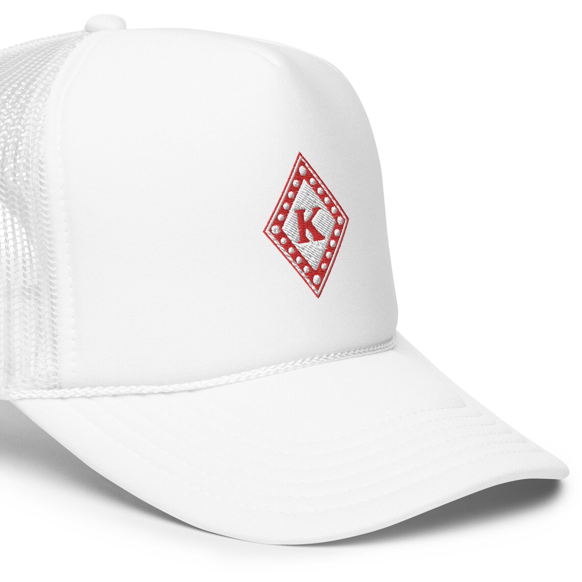 Kappa Diamond Floating K Hat - Etsy