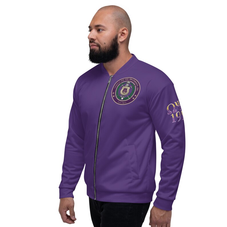 Omega Psi Phi Bomber Jacket - Etsy