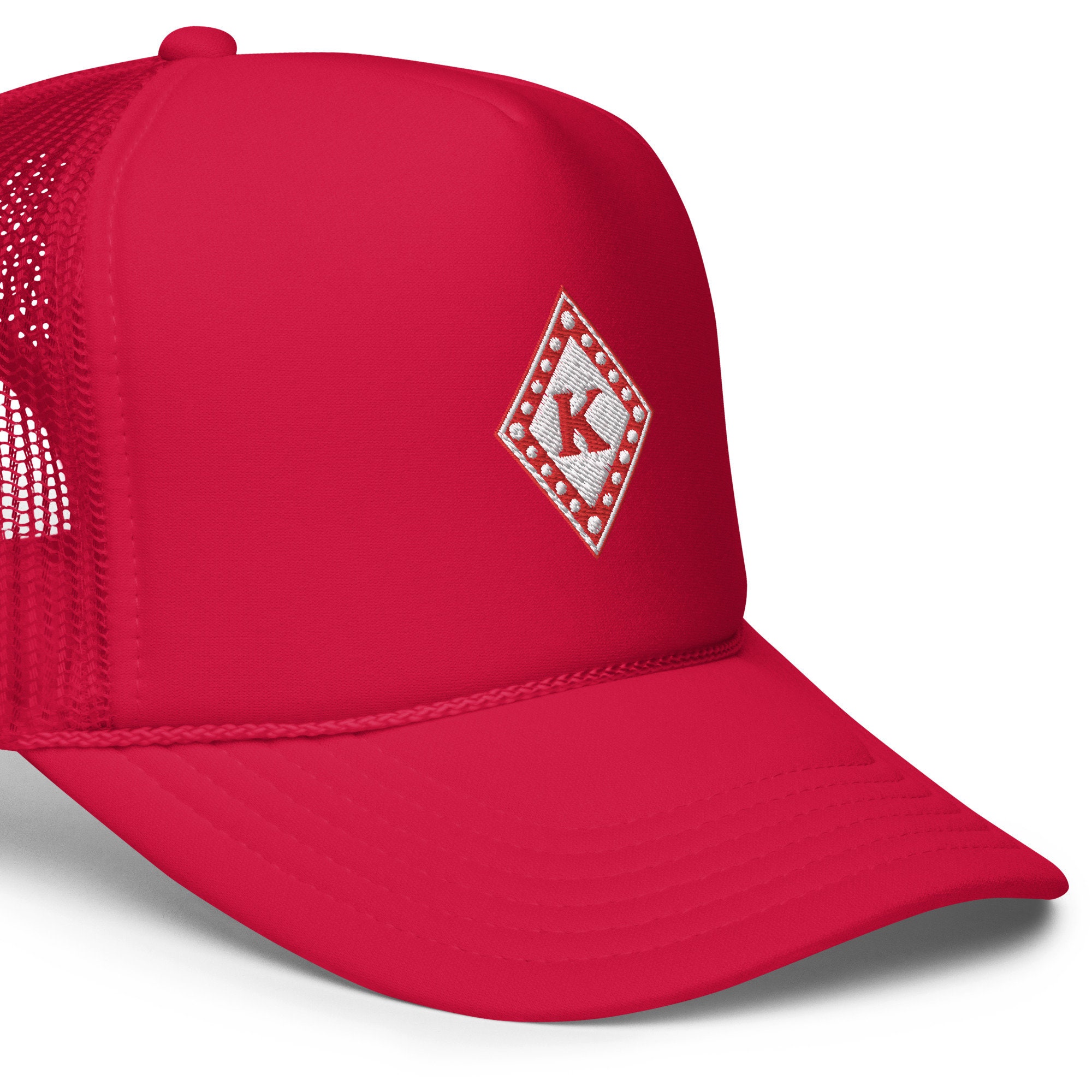 Kappa Diamond Floating K Hat - Etsy