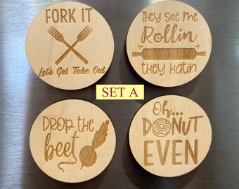 Funny Pun Magnet | Etsy