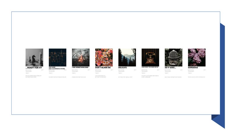 Taylor Swift Reputation Inspired Song Posters - Etsy