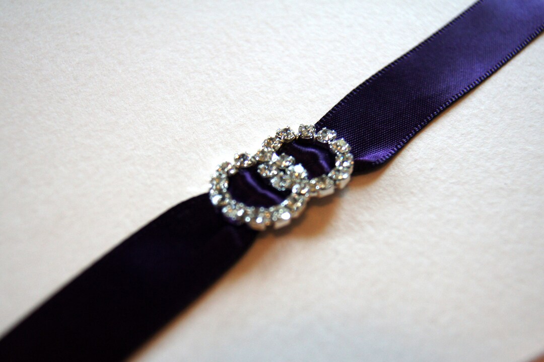 5 Double Ring 1" Rhinestone Slide Buckles - Etsy