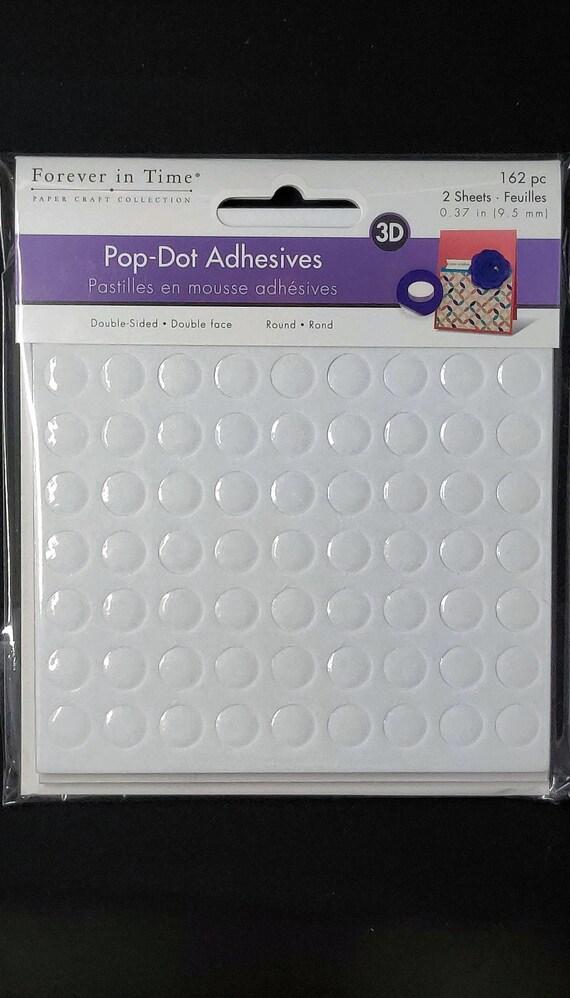 Pop dots Round .37 double sided 162 count | Etsy