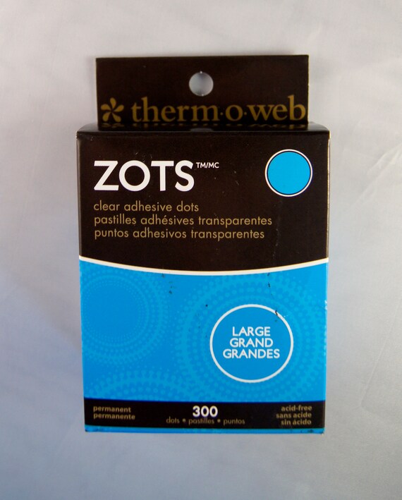 Zots Large Adhesvie Dots Box of 300 | Etsy
