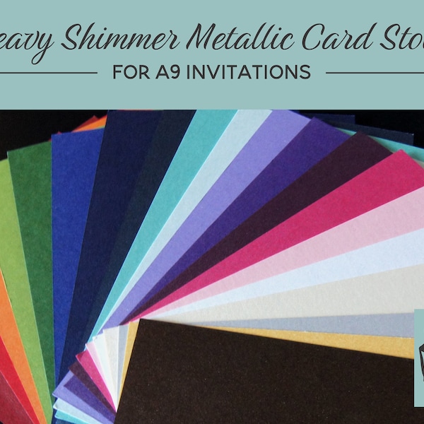 Shimmer Cardstock - Etsy