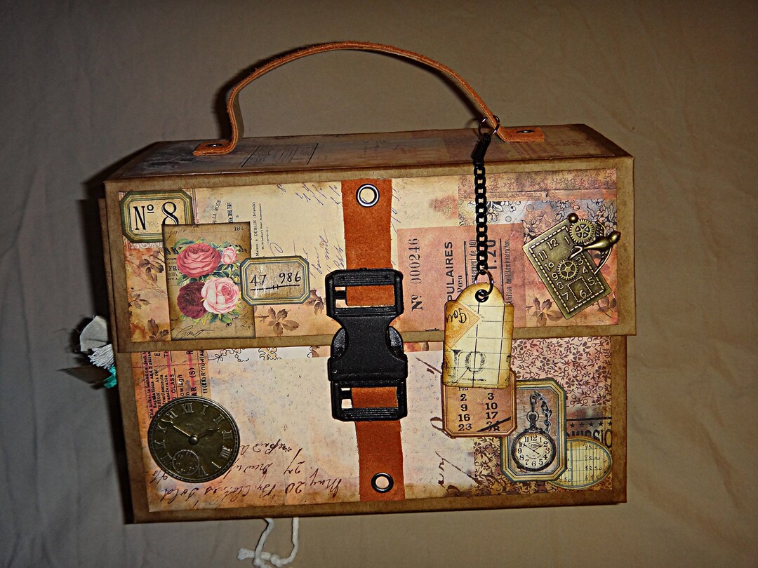 Made to Order All Grunged up Suitcase Journal,personalized Junk Journal ...